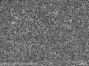 FE SEM Micrograph Of The Fabricated TiO 2 Blocking Film Download Scientific Diagram