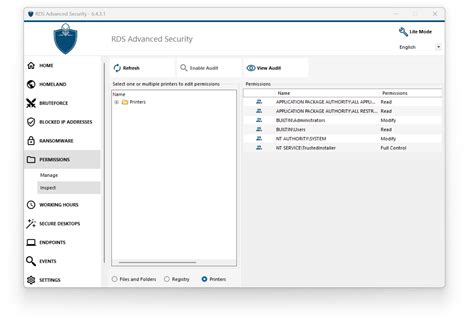 RDS Advanced Security Documentation