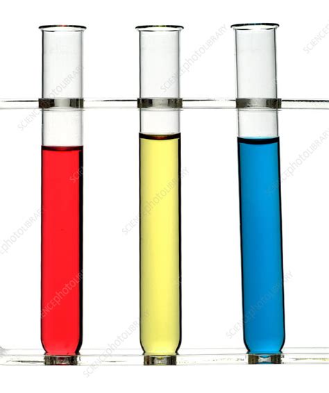 Acidity Indicator Colours Stock Image A500 0611 Science Photo Library