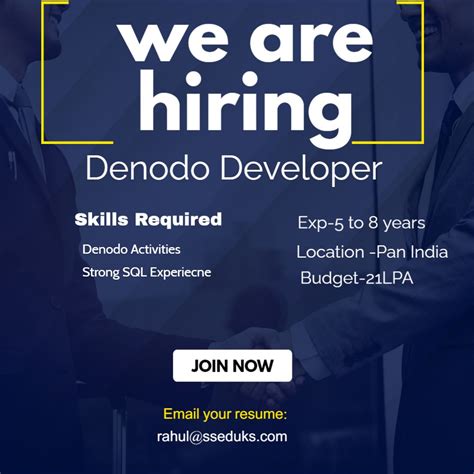 Rahul Kasautia On Linkedin Denodo Denodoplatform Urgentrequirement