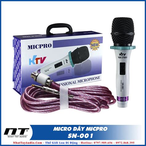 Micro Có Dây Micpro Sn 001 Hàng Chính Hãng Chất Lượng Cao