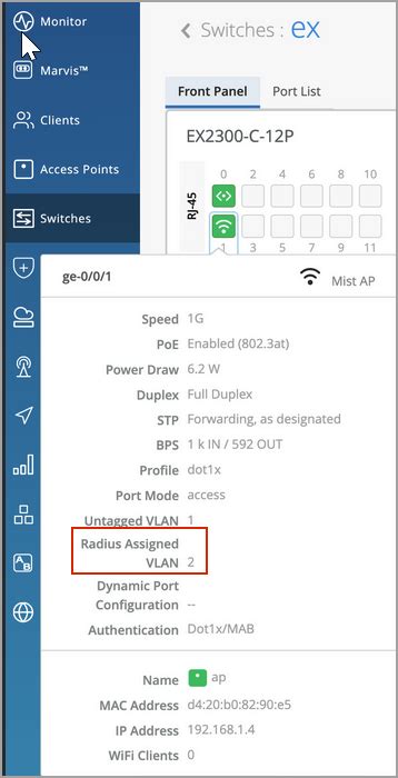 Switch Configuration Options Mist Juniper Networks