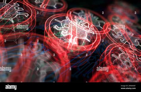 Antivirus Cyber Security Virus Detect System Alert Symbol Digital Concept Network Cyber