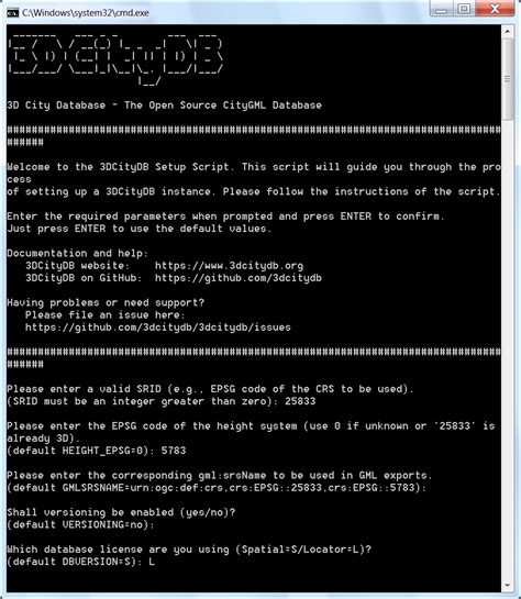1 3 Setting Up The Database Schema 3dcitydb Docs 4 1 Documentation
