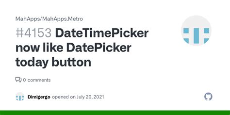 datetimepicker now like datepicker today button · issue 4153 · mahapps