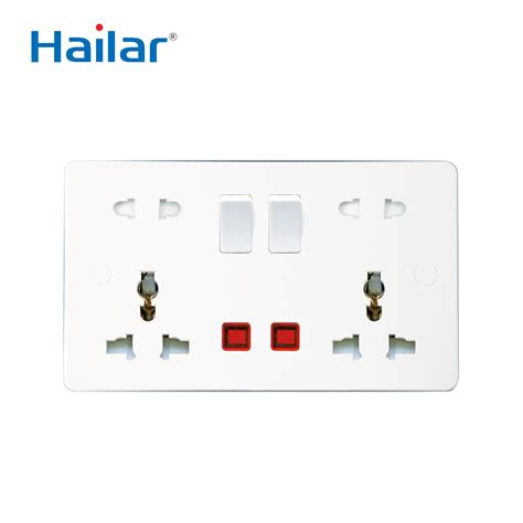 A Gang Universal Socket A Gang Switched Universal Socket Neon China Muti Function Socket