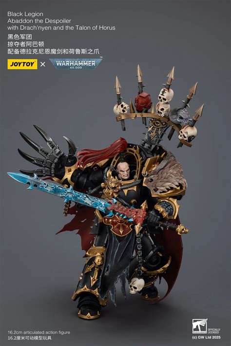 Joytoy Warhammer 40k Black Legion Abaddon The Despoiler 1 18 Action Fi