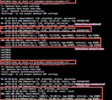 Aci Inter Vrf Tenant Route Leaking Configuration Example Cisco Community