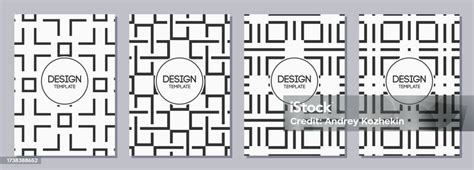 전단지 포스터 배너 플래카드 브로셔 디자인 템플릿 A6 크기 세트 0명에 대한 스톡 벡터 아트 및 기타 이미지 0명 개체 그룹 검은색 Istock