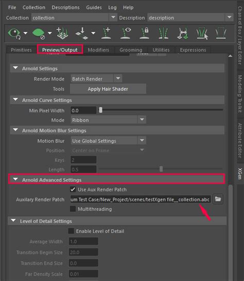 Xgen Grass Is Displayed As Dots At Rendering On Render Farm In Maya