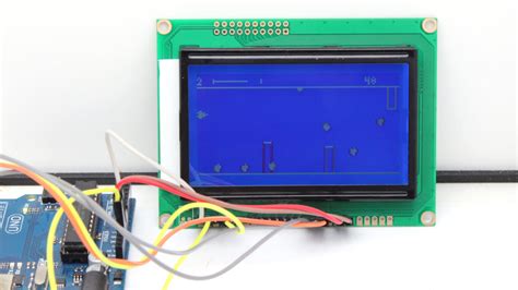 lcd display 128×64 st7920 connection test starter kit