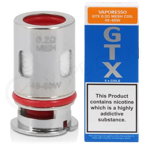 Replacement Pod Coil Vaporesso Gtx Coils Pack Ecblend Off