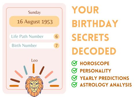 Born On August 16 1953 Personality Traits And Characteristics