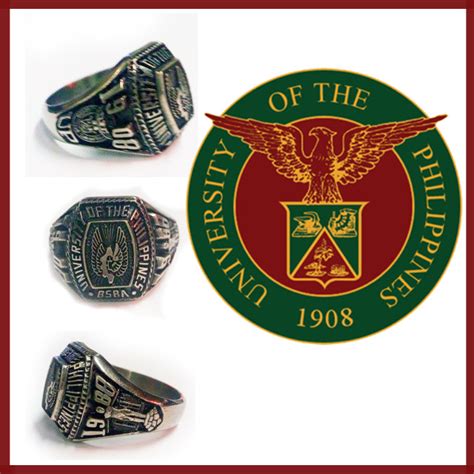 University Of The Philippines Mens Barrel Class Ring