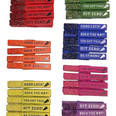 Cheerleading Clothes Pins Etsy