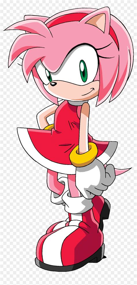 Sonic X Standard Pose Sonic X Amy Png Clipart 2283922 Pikpng