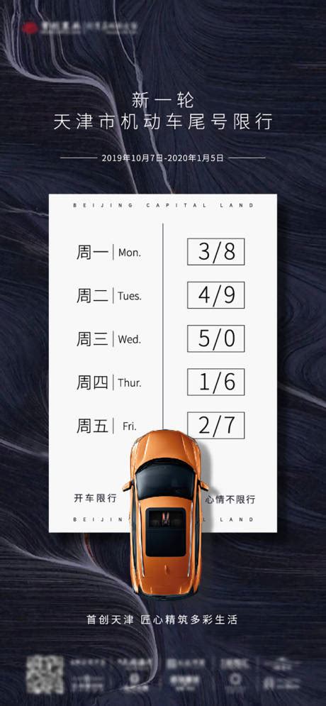 限号限行规则海报ai广告设计素材海报模板免费下载 享设计
