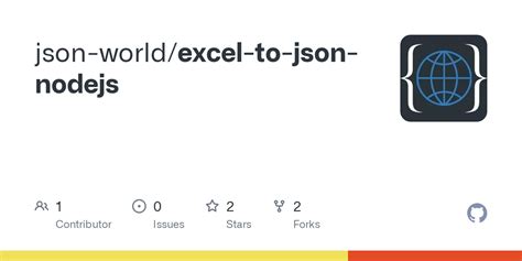 Github Json Worldexcel To Json Nodejs