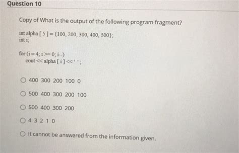solved question 1 given the declaration int beta [20 the
