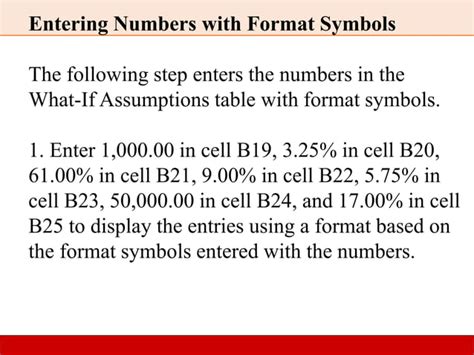 Excel Ch 02 Working With Formulas Functionsppt