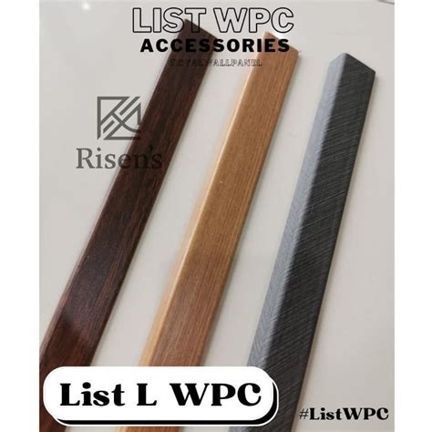 Jual List Wpc L Siku Corner Untuk Wpc Premium Merek Risens Siku Premium Shopee Indonesia