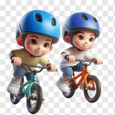헬멧을 쓰고 자전거를 타는 아이들 어린이 승마 자전거 헬멧 Png 일러스트 및 이미지 에 대한 무료 다운로드 Pngtree