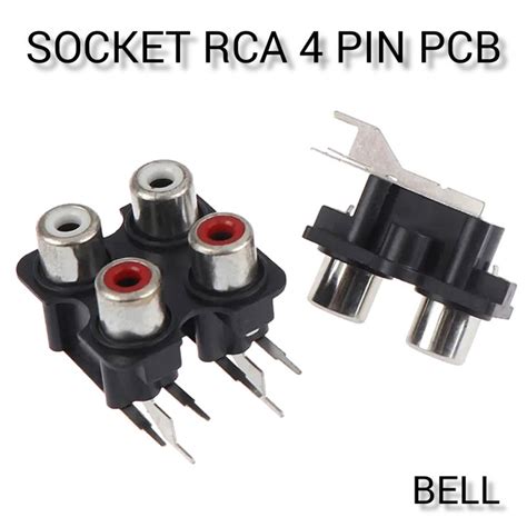 Socket RCA 4 Pin Bell Lazada Indonesia