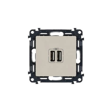 Механизм USB-розетки Legrand 2-м Valena Life 240В/5В 1500мА Leg 753512 ...