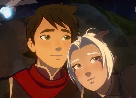 The Dragon Prince S5 “stargazing” Rayllum Icon Rayla Dragon Prince