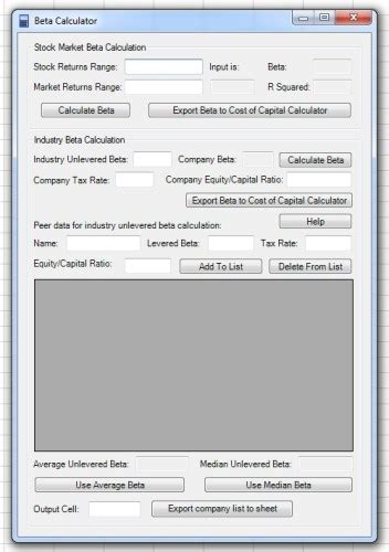 Beta Calculation Analystix