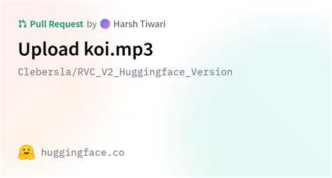 Clebersla Rvc V2 Huggingface Version · Upload Koi Mp3
