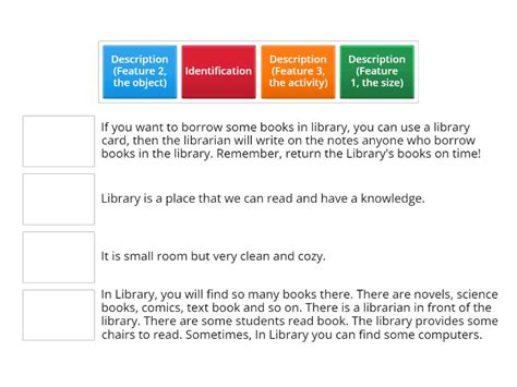 Generic Structure Of Descriptive Text Match Up