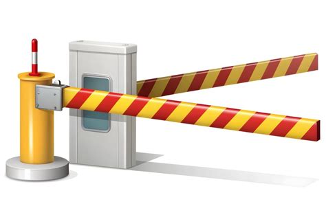 Photo Realistic As Safety Tape And Factory Gate Concept As Safety Tape Paired With A Factory