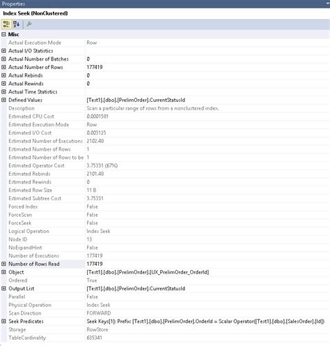 SQL Server Choosing Inefficient Execution Plan Stack Overflow