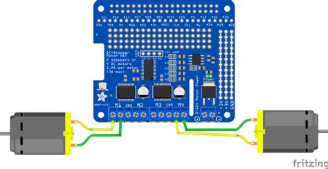 Control Several Motors With Raspberry Pi And The Motorhat • Aranacorp