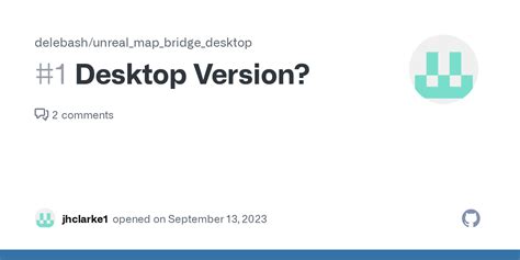 desktop version · issue 1 · delebash unreal map bridge desktop · github