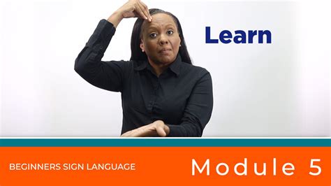 Beginners Sign Language Module Vocabulary NTI Training