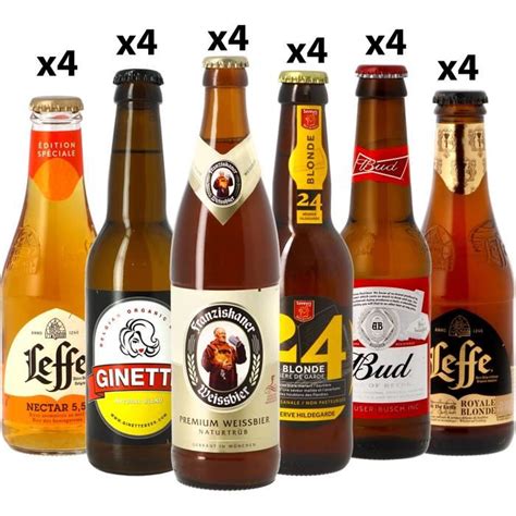 Mega Pack Bières Blondes Pack De 24 Bières La Cave Cdiscount