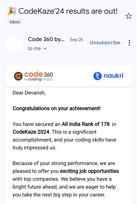 Devansh Bhadauria On Linkedin Codingninjas Codekaze2024