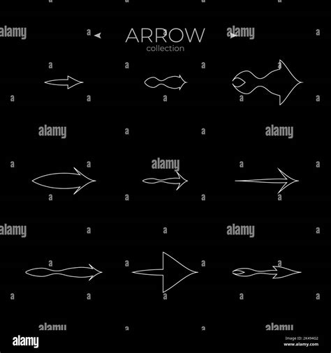 Thin Line Icons Outline Symbol Collection Modern Vector Symbols To