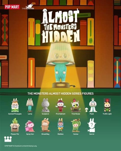 🔥พร้อมส่ง🔥 โมเดล ลาบูบู้ Labubu Almost The Monsters Hidden Series 1จุ่ม Th