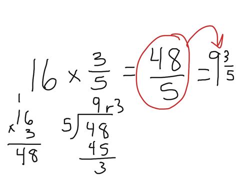 ShowMe Multiplying Fractions And Whole Numbers