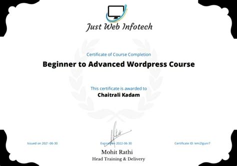 Chaitrali Kadam On Linkedin Certification