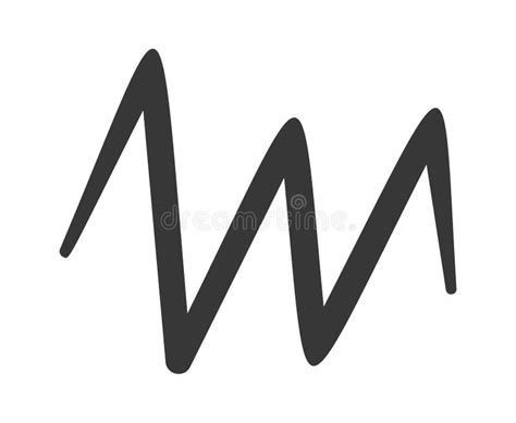 Zigzag Line Decorative Design Element Stock Vector Illustration Of Wave Pattern 380312727