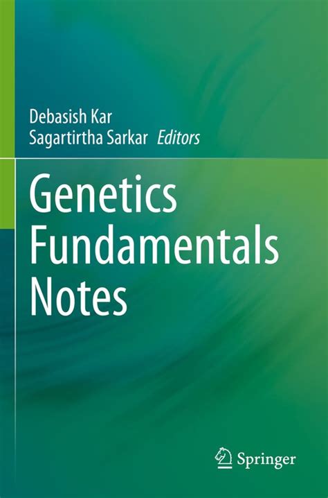 Genetics Fundamentals Notes 9789811670435 Boeken Bol