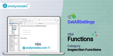 Vba Getallsettings Function Explained With Examples