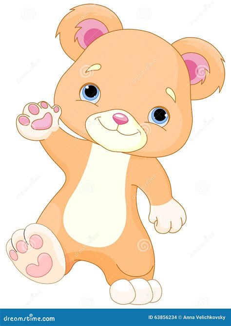 Promenades D Ours De Nounours Illustration De Vecteur Illustration Du Main Cartes