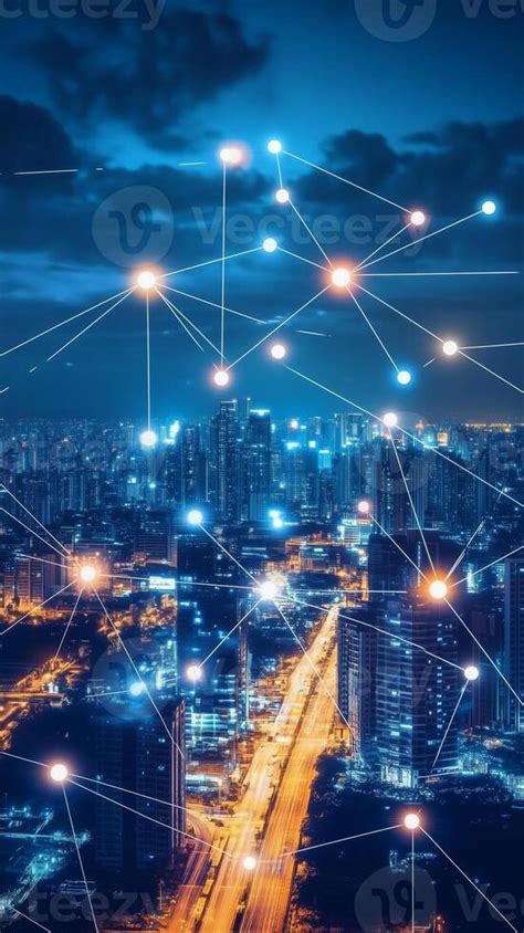 Infrastructure Systems Connecting Through Developed Urban Areas Photorealistic 53165415 Stock