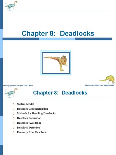 ch08v3 deadlock pdf process computing operating system