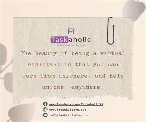 Embrace The Taskaholic Virtual Assistant Services
